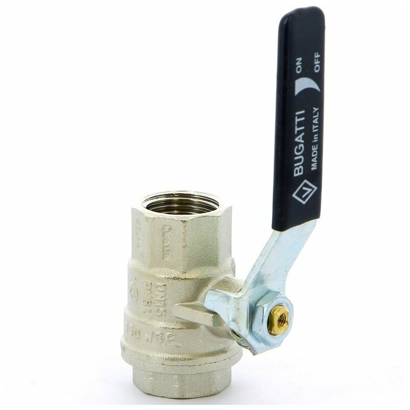 Кран шаровый BUGATTI OREGON 3/4" ВВ плоская ручка