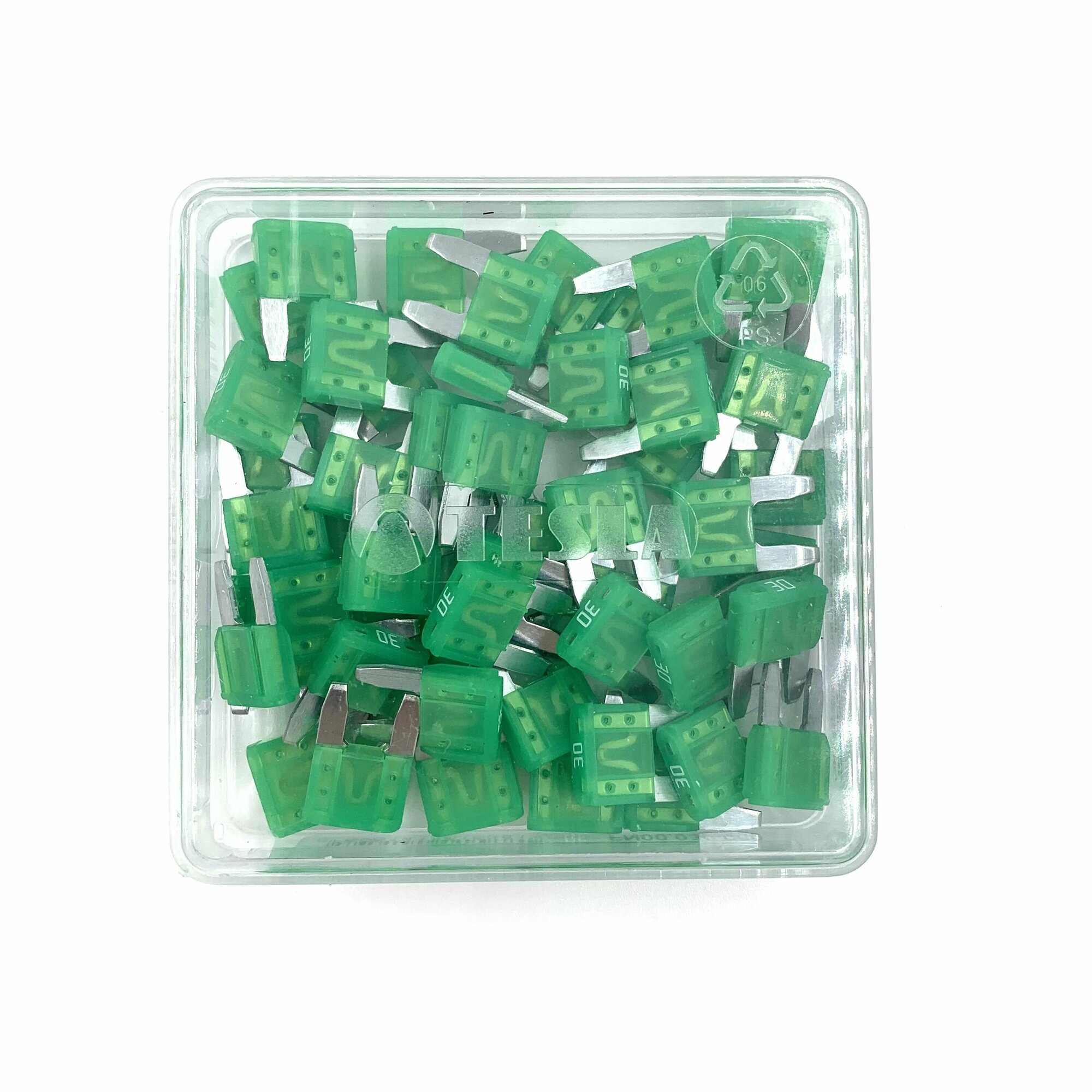 Предохранители плоские мини 30 А, 50 шт. - Tesla Blatna арт. FN00.030.050