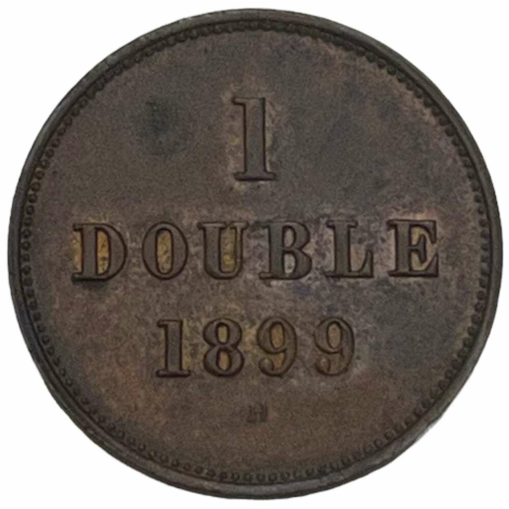 Гернси 1 дубль 1899 г. (H)