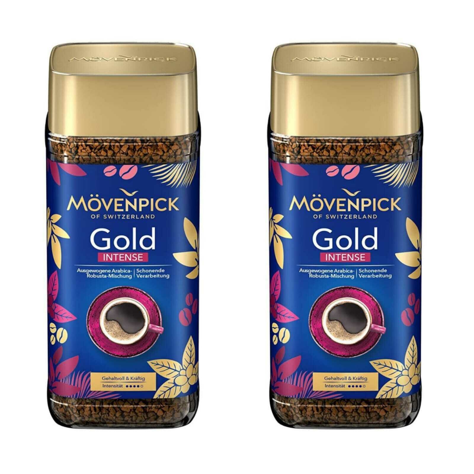 Кофе растворимый Movenpick Gold Intense 200 г, 2 шт