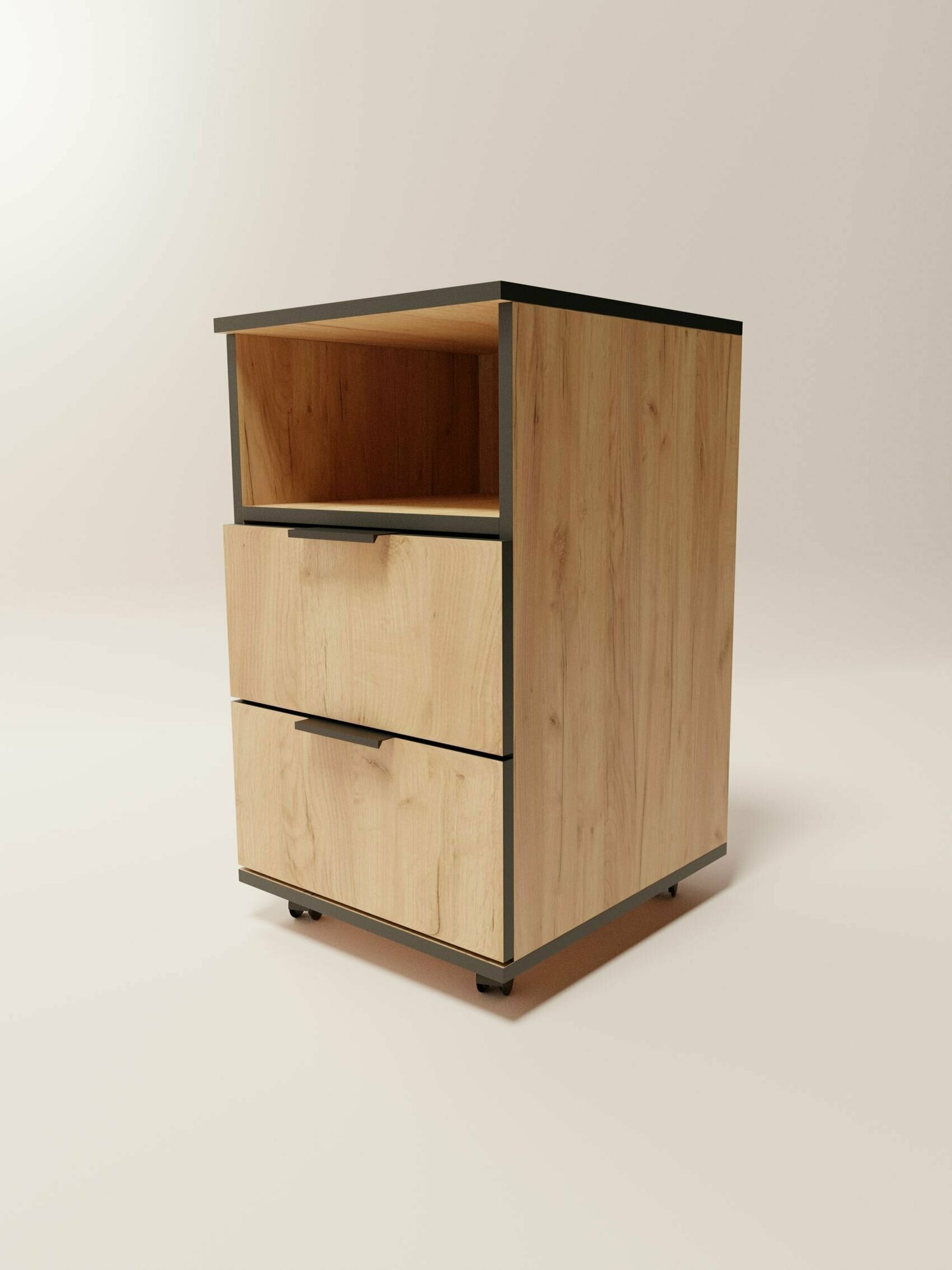 Тумба офисная/компьютерная FPS Mebel 2, дуб