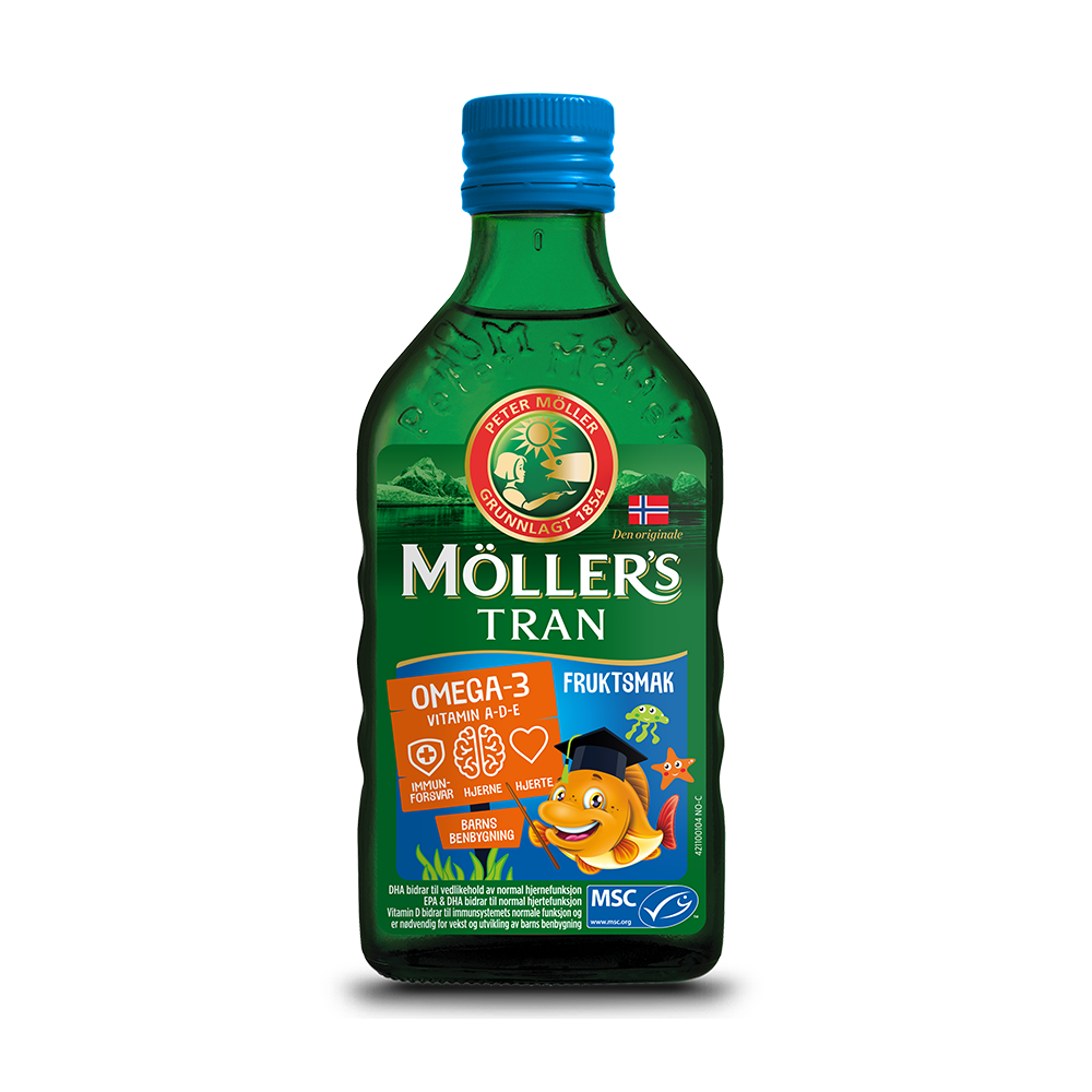 Омега-3 детский рыбий жир MOLLERS TUTTI-FRUTTI 250 мл