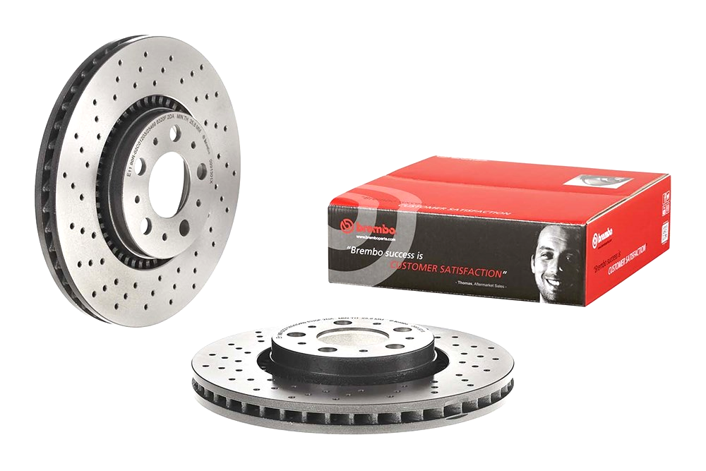 BREMBO 09.9130.1X диск тормозной Volvo (Вольво) s60 I (384) 07 / 00-04 / 10 / Volvo (Вольво) s80 I (184) (Комплект 2 штуки)