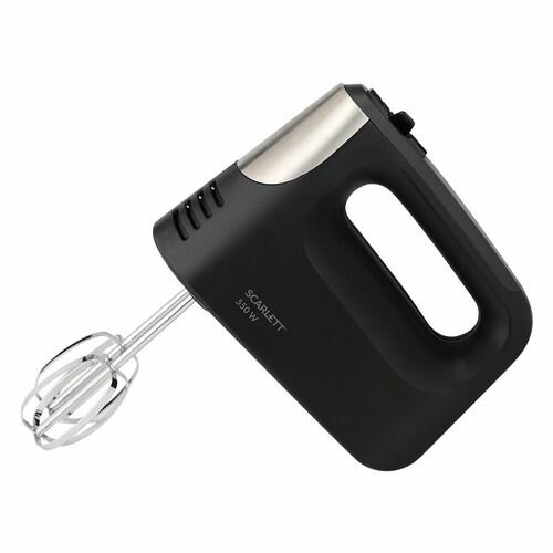 Миксер Scarlett SC-HM40S23, ручной, черный и серебристый