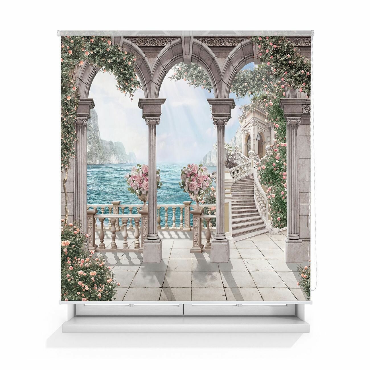 Штора рулонная Макси/LRB-0352-03 Лён 164(160)х170 см