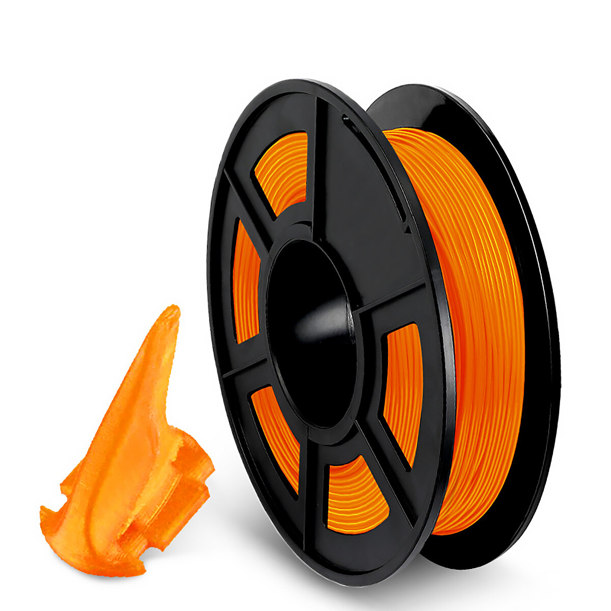 Филамент NVPRINT TPU Orange для 3D печати диаметр 1.75мм длина 165 метров масса 0,5 кг