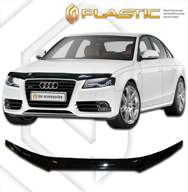 Дефлектор капота для Audi A4 2007-2011