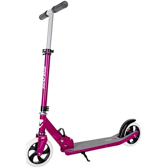 Самокат Novatrack Polis Plastic, 160 мм, розовый