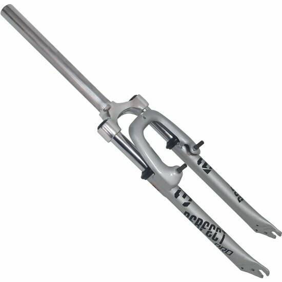 Вилка амортизационная Tbs ME-Z327ESV-26--AL шток OD:28.6 / ID:25.4, длина 260мм, без резьбы, серебристая