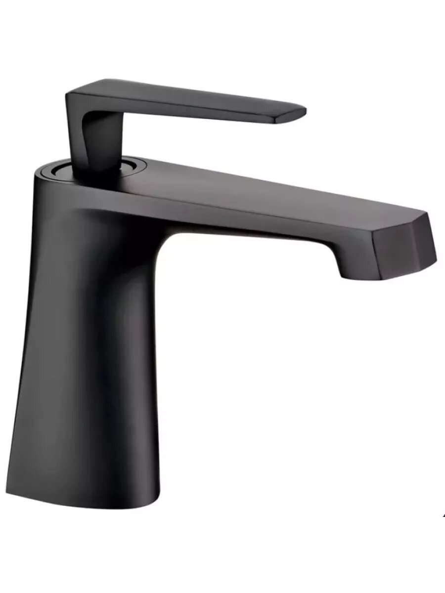 Смеситель для раковины в ванную Grocenberg GB2025, латунь, черный матовый