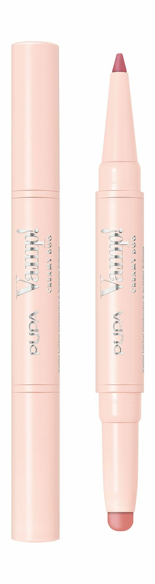 PUPA Набор для губ Vamp! Creamy Duo (Губная помада 0,8 г + Карандаш для губ 0,2 г), 004