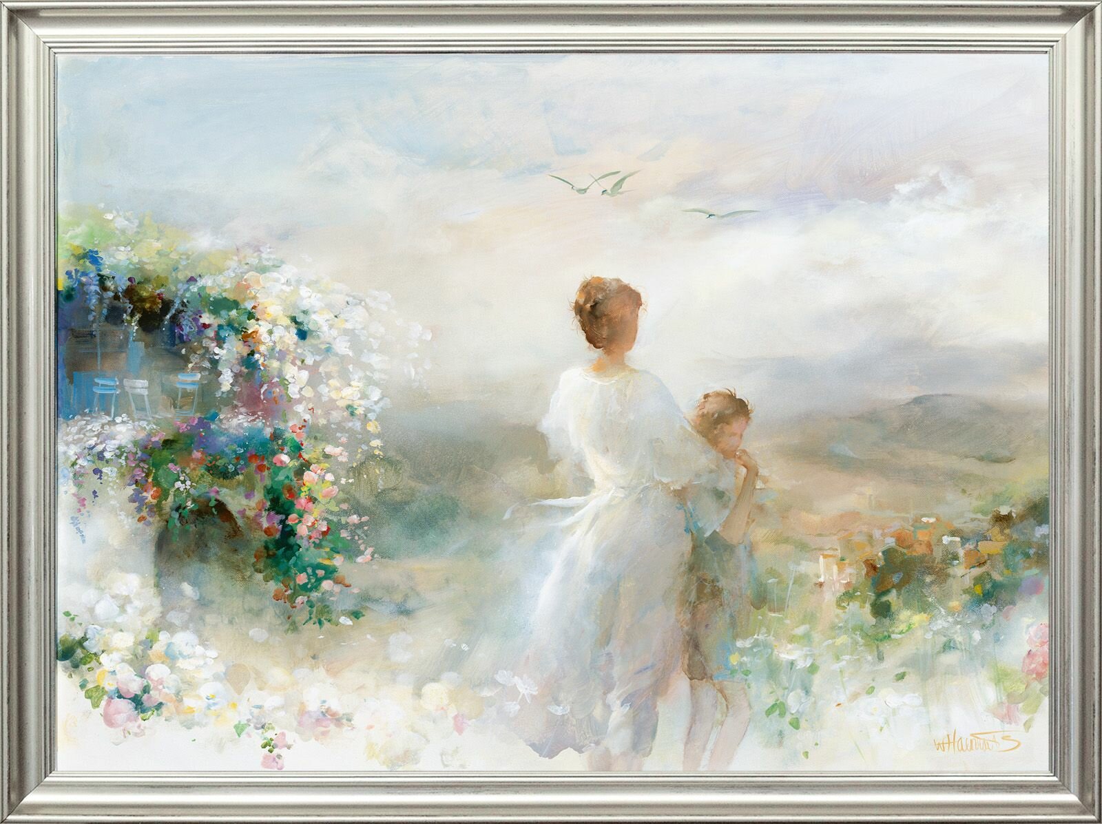 Картина, "Красивый вид", 50х70 см, художник - Willem Haenraets. Арт. ХВ90-50х70