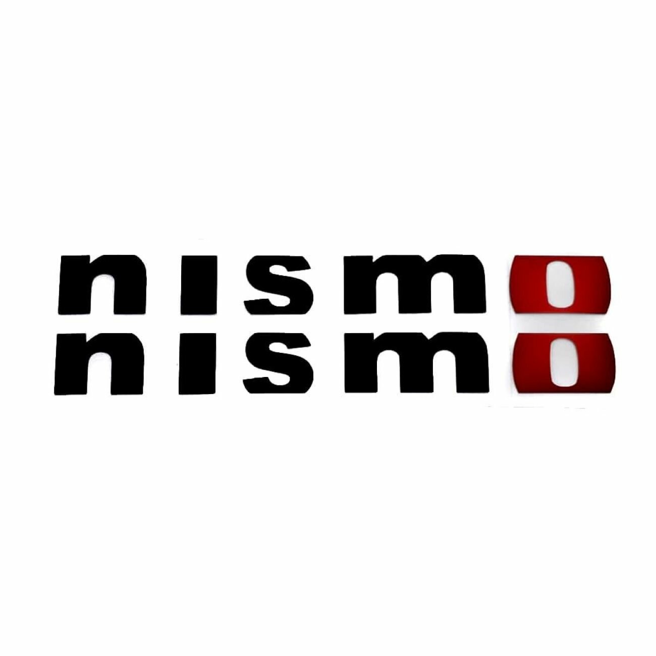 Наклейки для Nissan Nismo 2 шт. черные виниловые комплект для авто