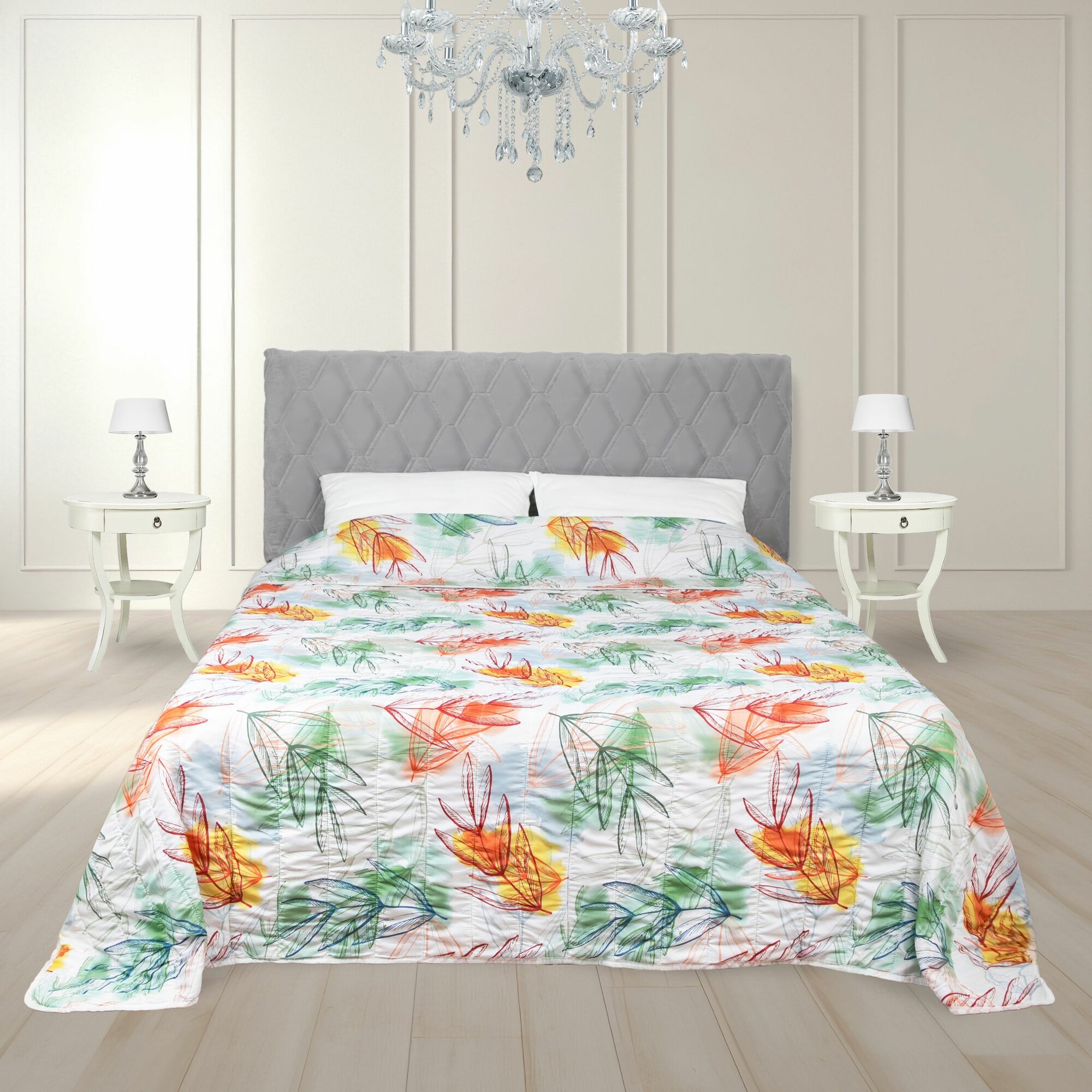 Одеяло - покрывало на кровать 260х250 см стеганное двуспальное, SERVALLI