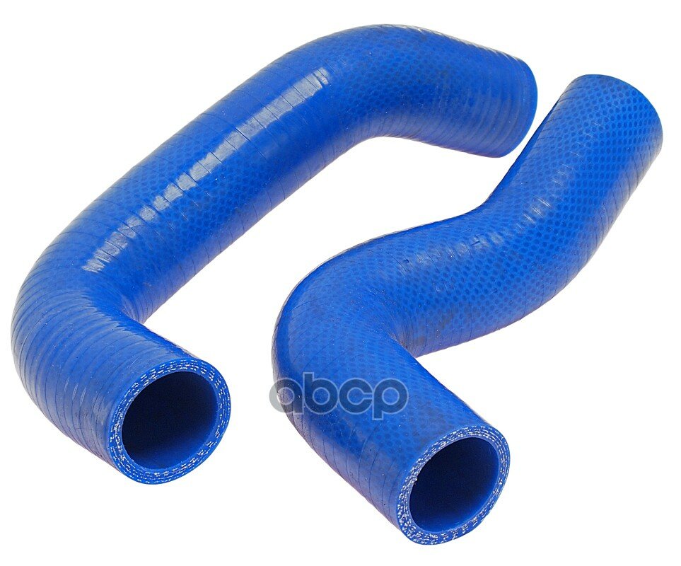Патрубок ГАЗ-33104 Валдай дв. ММЗ-245 радиатора комплект 2шт. синий силикон MEGAPOWER MEGAPOWER Automotive арт. 13017017