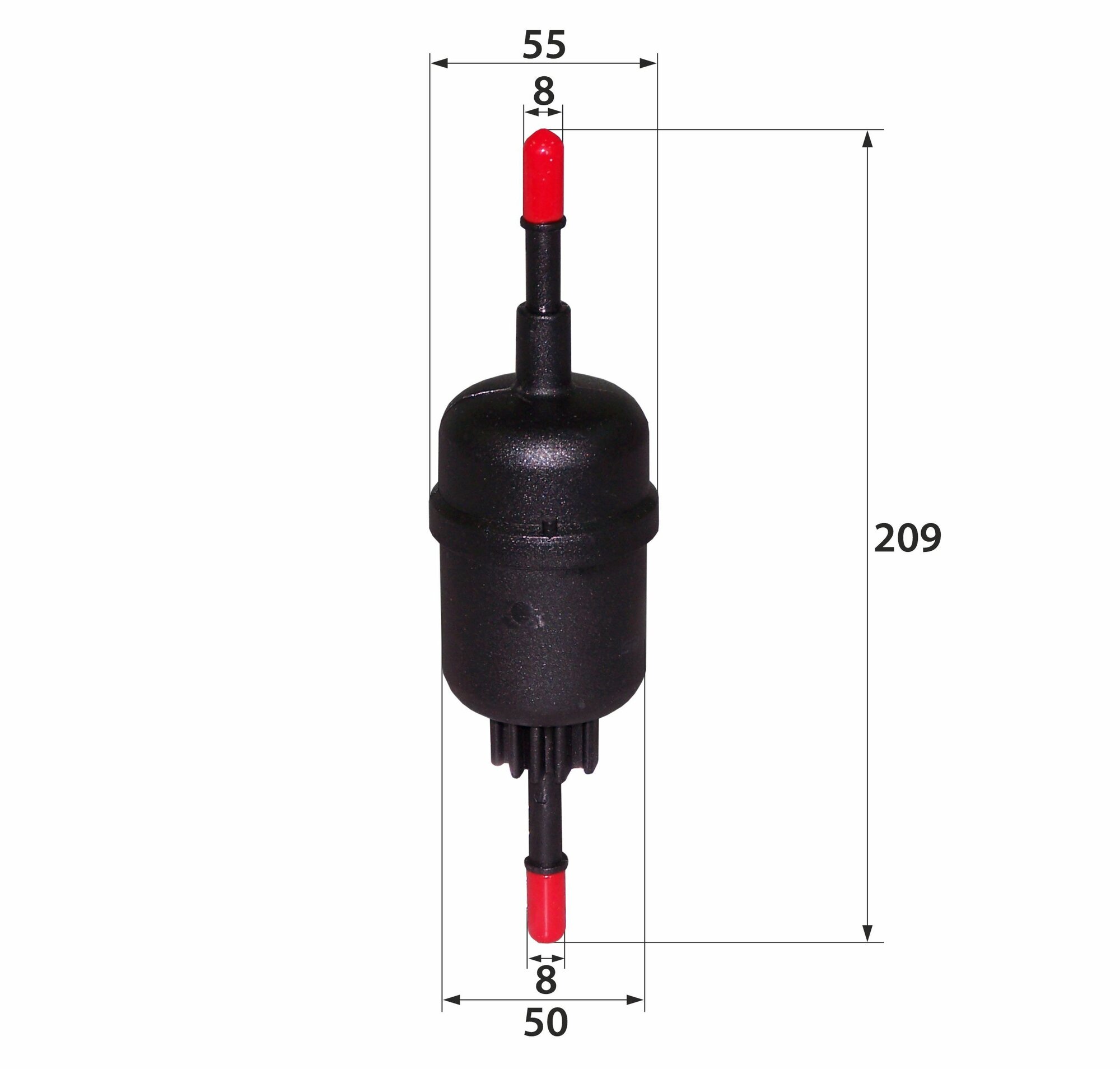 Фильтр топливный RB-Exide FC-017E, для Ford Fiesta/Fusion, Mazda 2