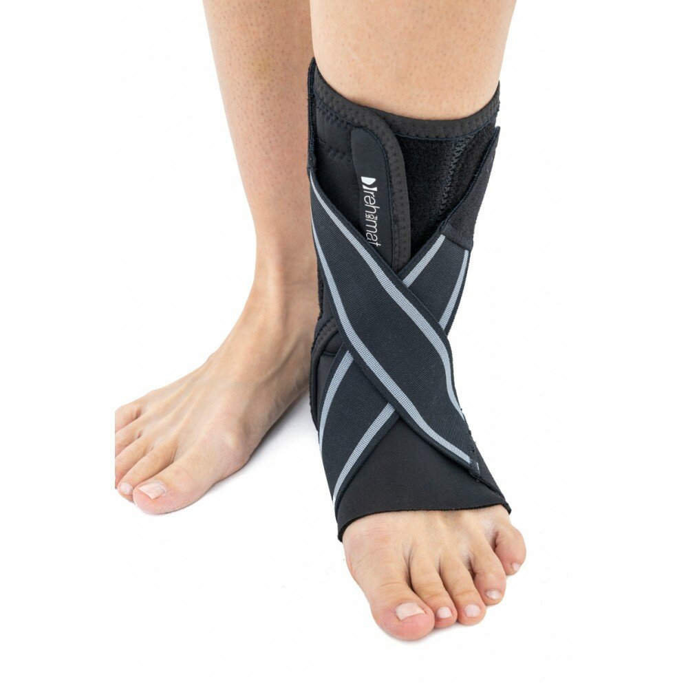 Ортез на голеностопный сустав/ бандаж на голеностопный сустав на левую ногу Reh4Mat AM-OSS-10, размер M