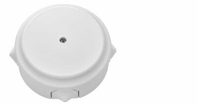 Коробка монтажная белый пластик Bylectrica ретро КМ-447