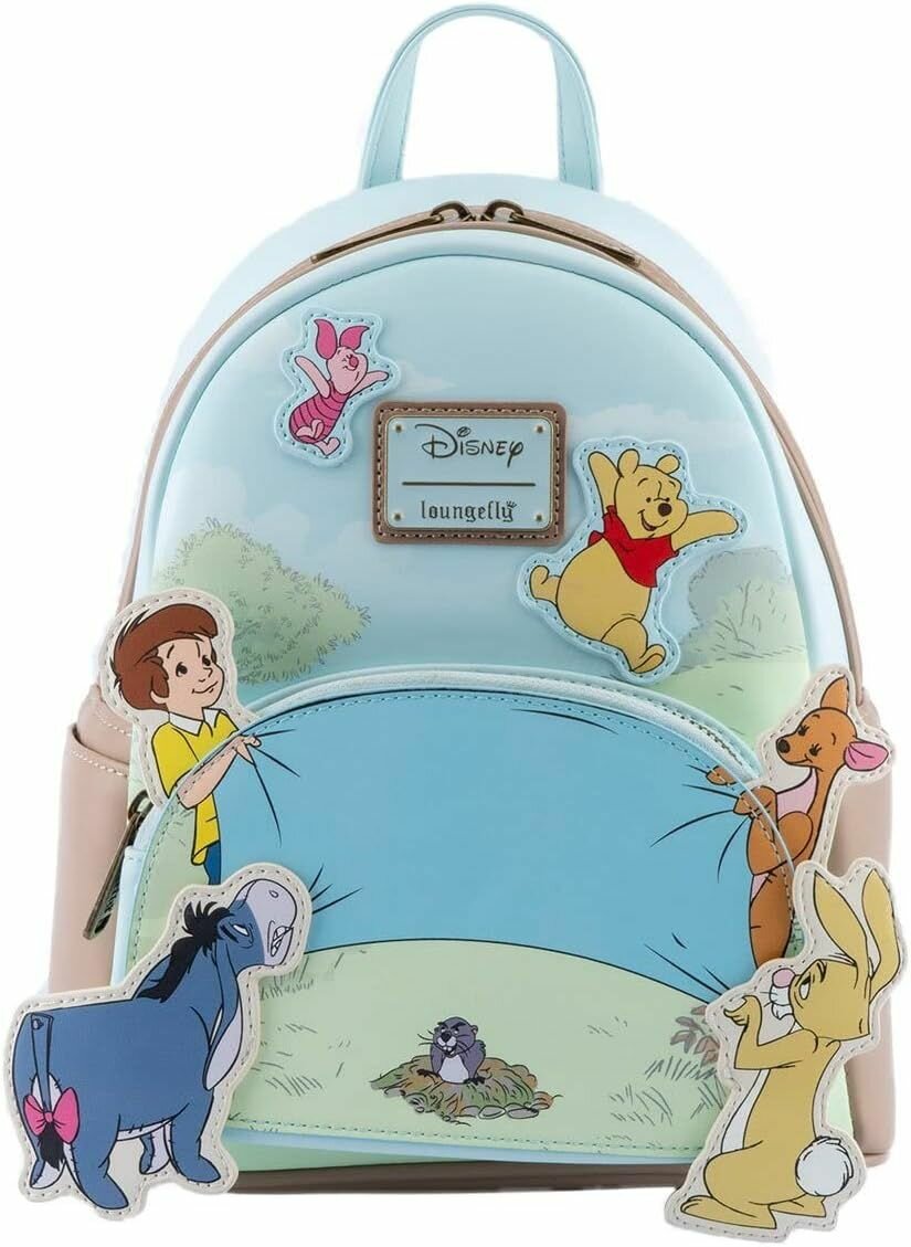 Сумка рюкзак Винни-Пух и его друзья из мультика Winnie the Pooh Loungefly