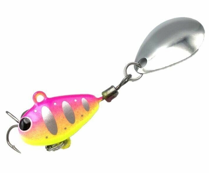 Тейл-спиннер "Hurricane" 28g Pink Chart