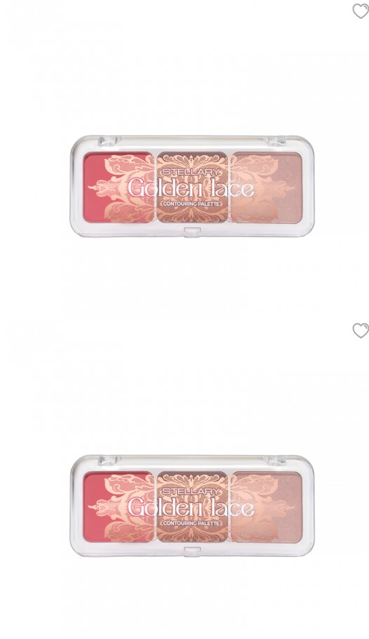 Контуринг для лица Stellary, Golden Lace collection, тон 01, 2 шт.