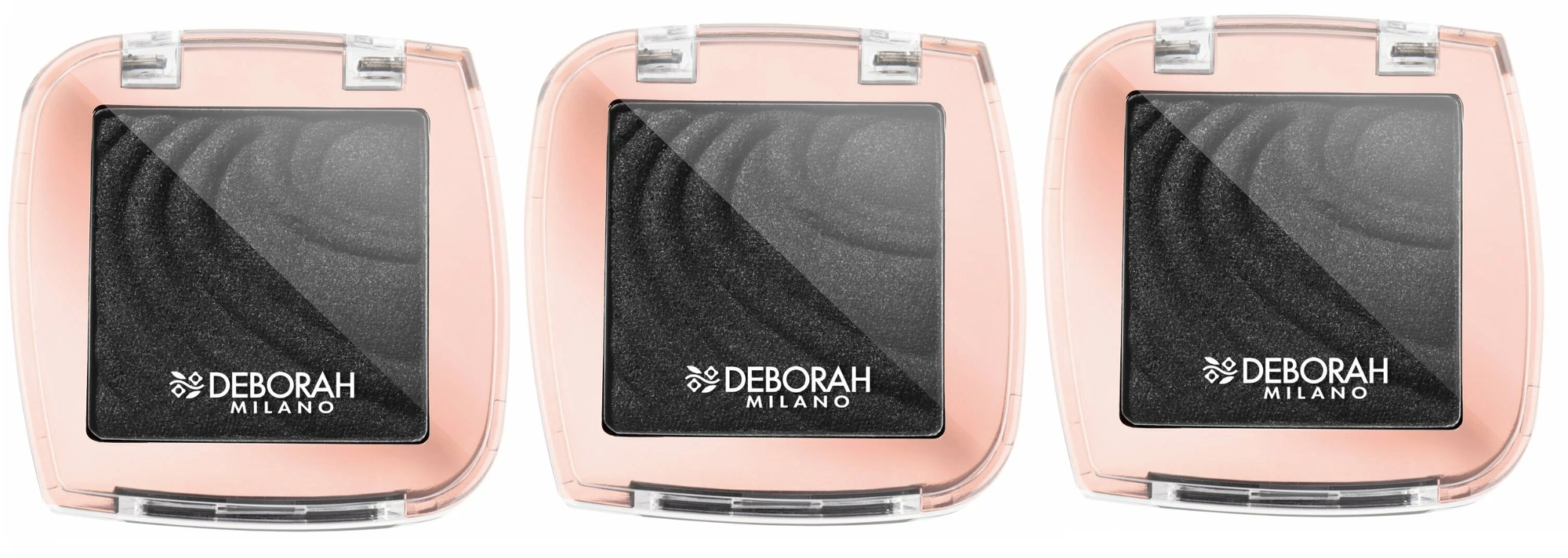 Deborah Milano Тени для век водостойкие Color Lovers, тон 09, матовый черный, 3.5 г, 3 шт