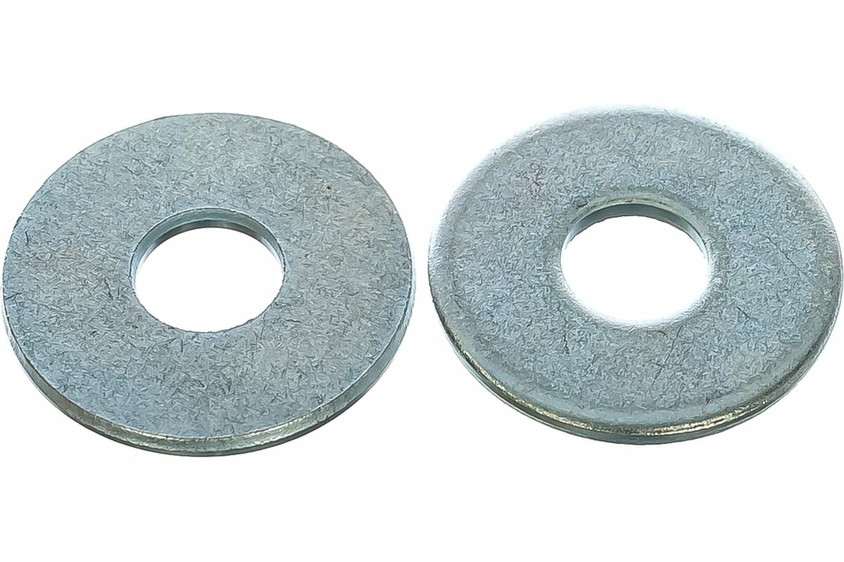 КЧ Увеличенная шайба плоская DIN 9021 М10, набор 80 шт, код 0300967 в упаковке