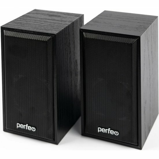 Колонки Perfeo 2.0 CABINET 2х3 Вт (RMS) чёрное дерево USB