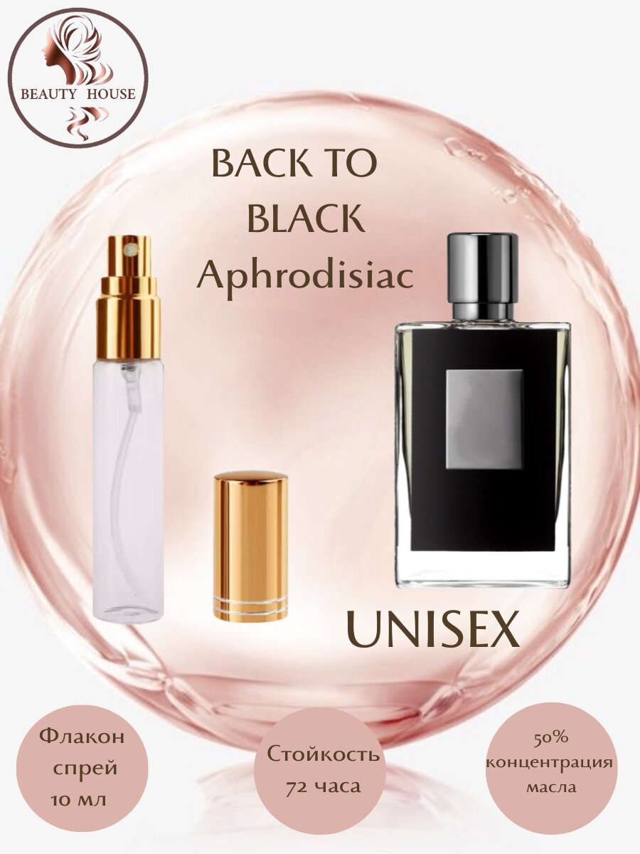 Духи масляные Back To Black Aphrodisiac спрей 10 мл унисекс, восточные, древесные