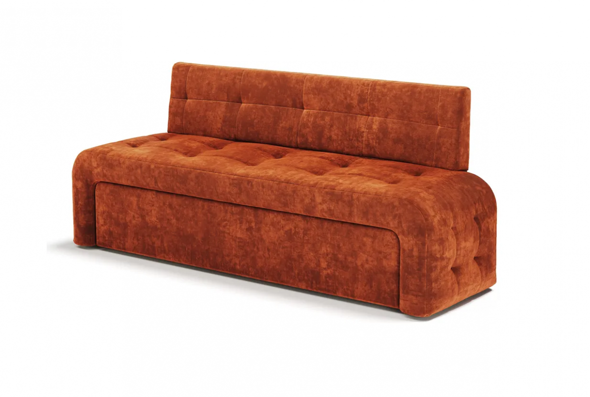 Кухонный диван Прага 200 см. Кирпичный