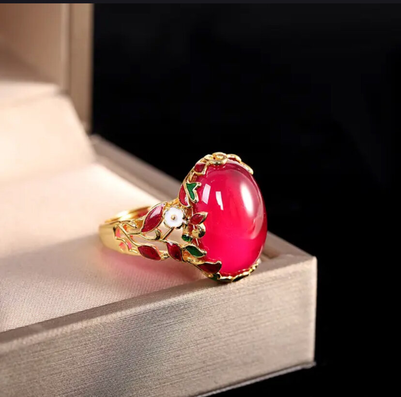 Кольцо, корунд синтетический