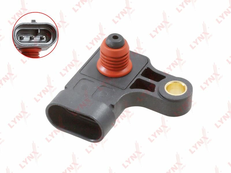 LYNXauto Датчик абсолютного давления для CHEVROLET Aveo(T200/T255) 1.4 03> / Captiva 2.0d-2.4 06> / Cruze(J300) 1.6 09>