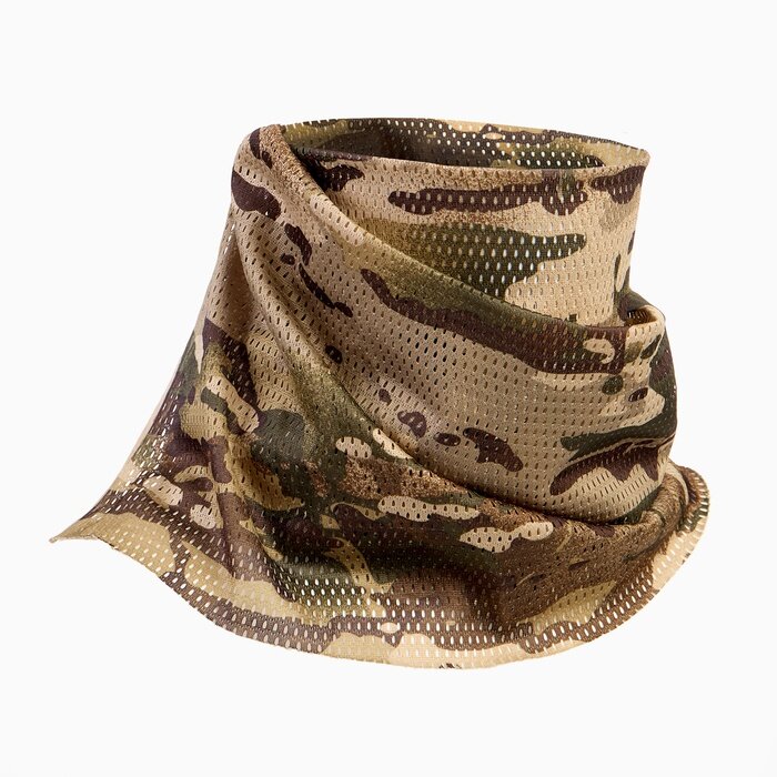 Шарф тактический КНР маскирующий, мультикам, 160 х 50 см