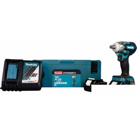 Гайковерт Makita DTW300RTJ (с 2-мя АКБ)