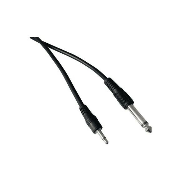 Кабель инструментальный Jack (6,35мм) - Jack (3,5мм), моно, 3.05 м, Leem AMM-110