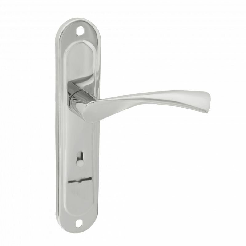 Ручки на планке сувальдный Vettore под замки Гардиан цвет: хром