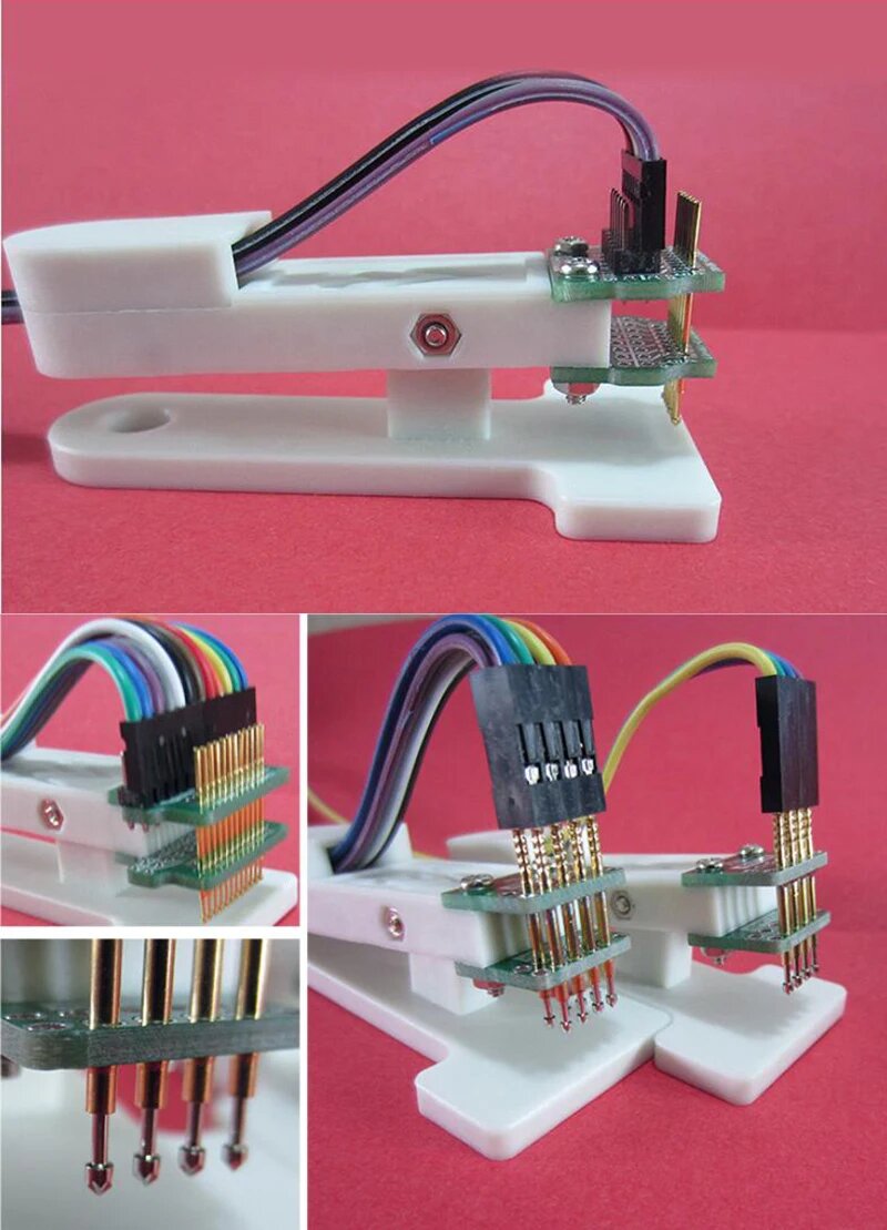 2.00mm Single Row PCB Test Clip 5Pin — фото 1
