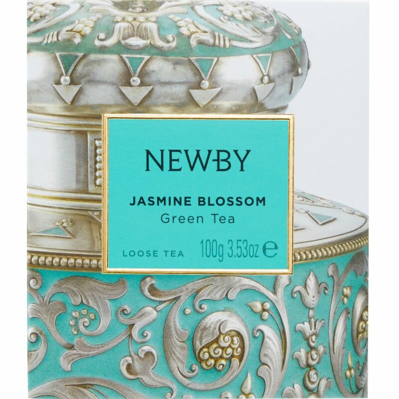 Чай зеленый Newby цветок жасмина, 100 г