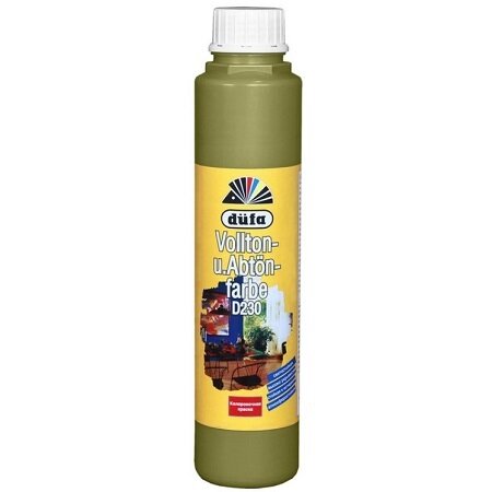 Краска Колеровочная Dufa Vollton und Abtonfarbe D230 750 мл 109 Умбра, Водно-Дисперсионная / Дюфа.