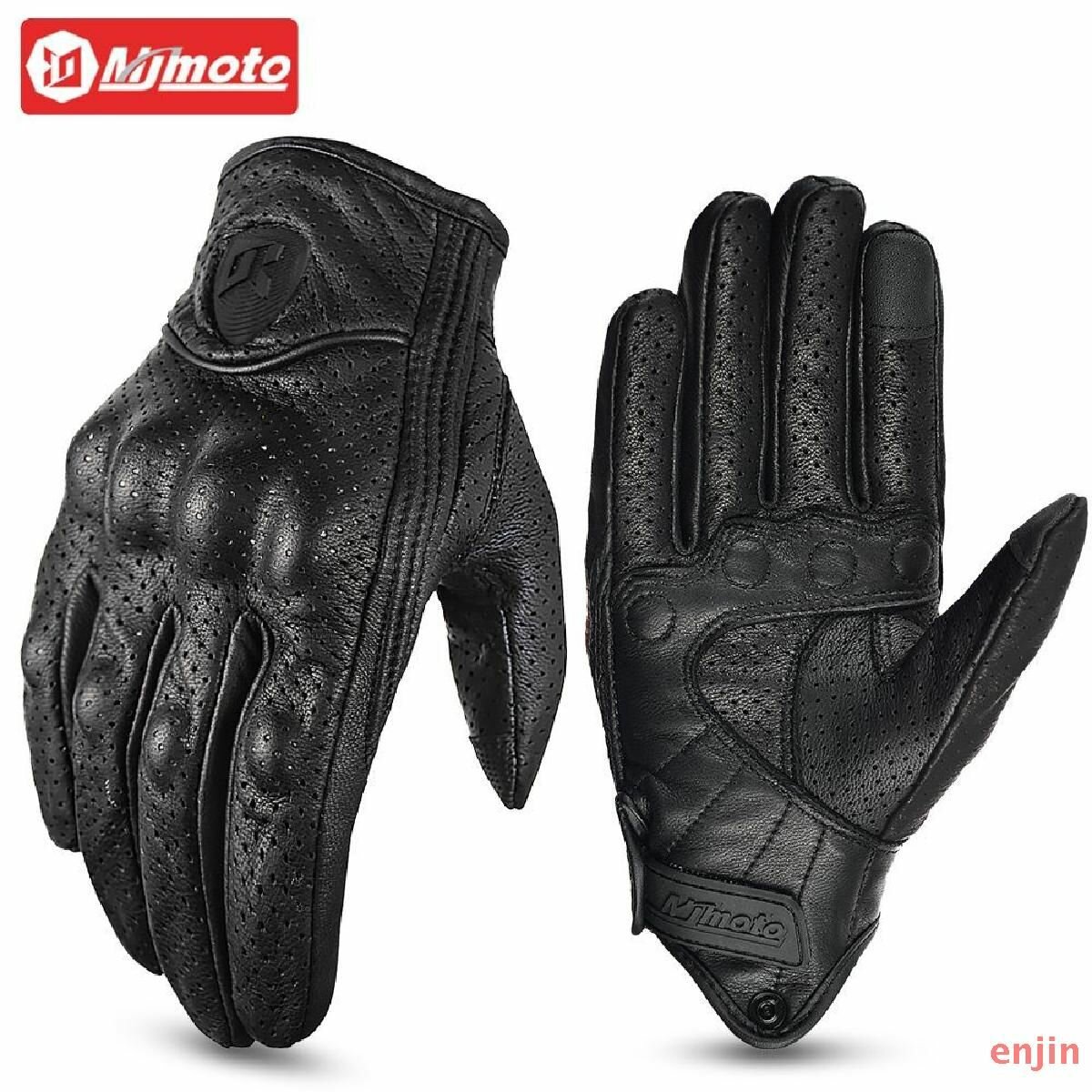 Мотоперчатки кожаные Revit с перфорацией