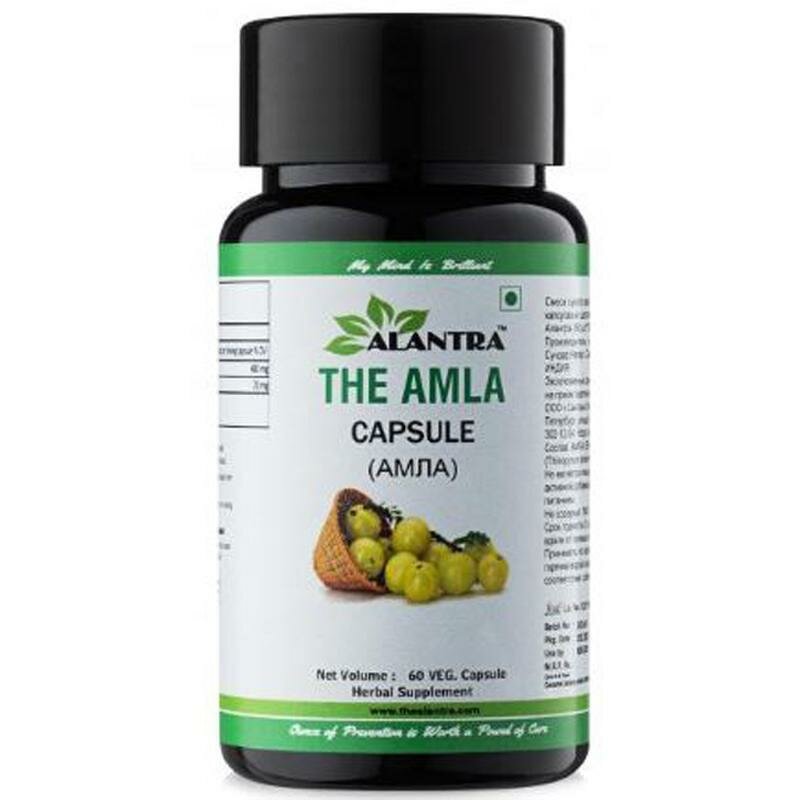 Амла чурна в таблетках по 500 мг алантра 60 штук