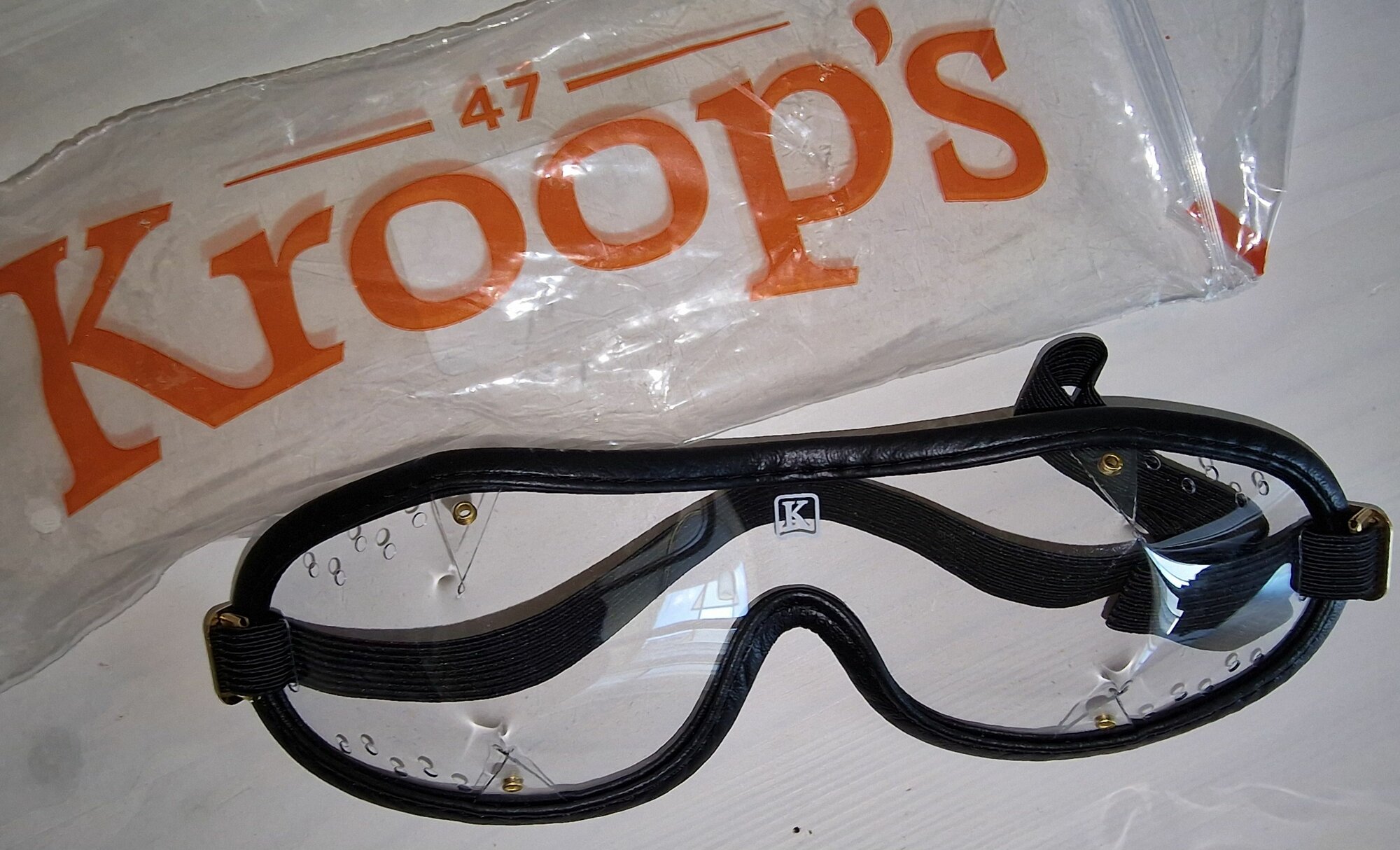 Kroop's, Очки парашютные, Черные