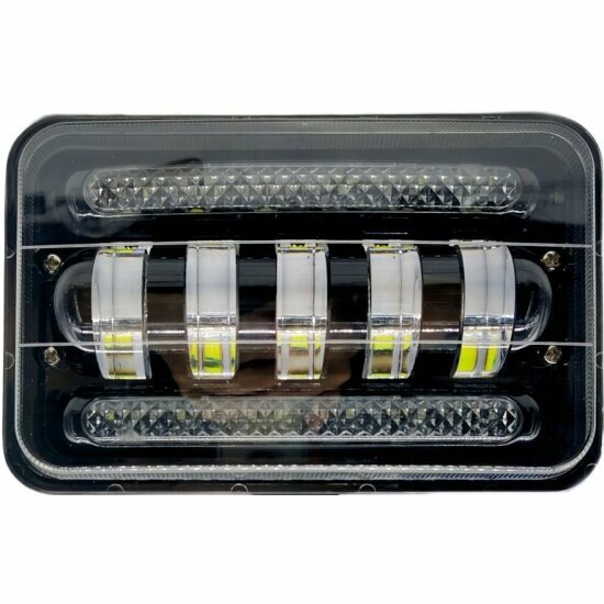 Фара светодиодная Вымпел WL-710 (фара+ДХО, 5LED, 75+6W)