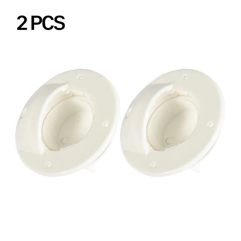 Шпигающий клапан для лодки 2 дюйма белый Белый, 2 pcs