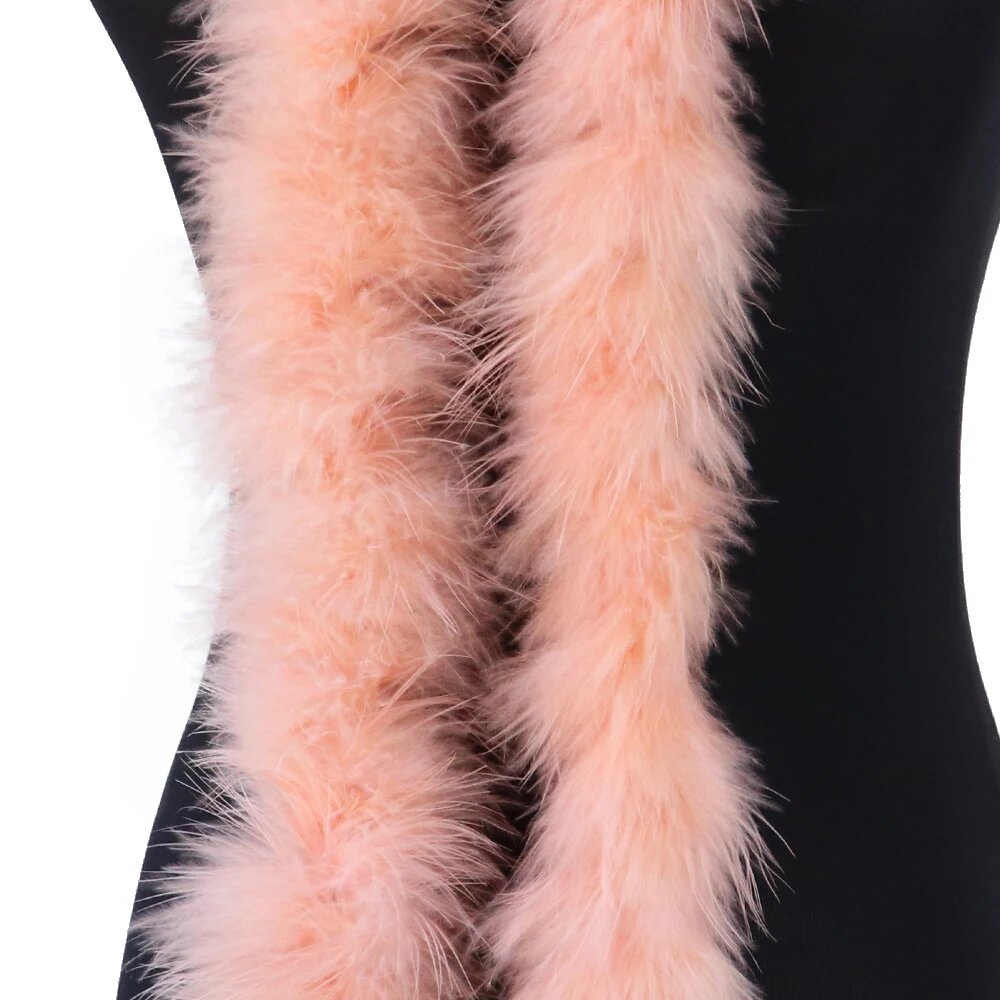 Розовый боа из перьев, 2 ярда, Shrimp Pink