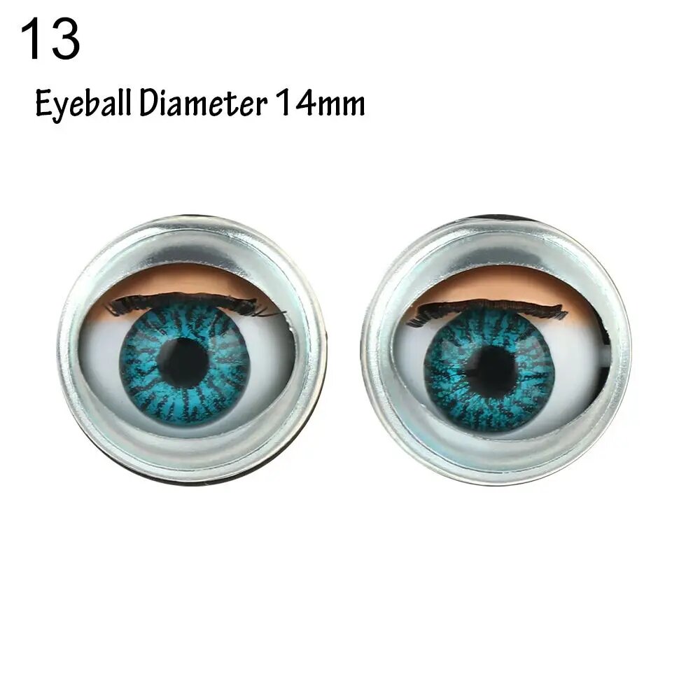 Пластиковые кукольные глаза 1 пара 13