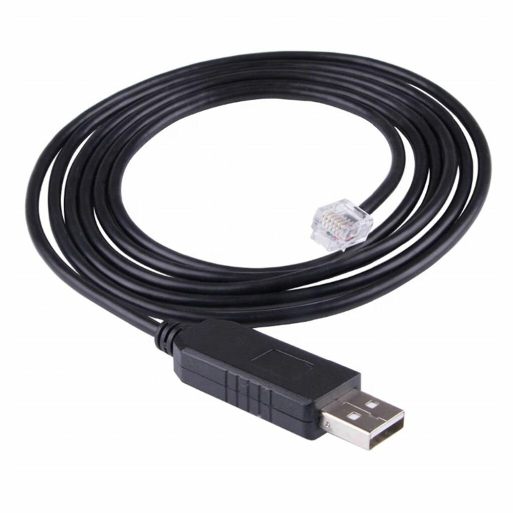 Соединительный кабель USB-RJ12 RS232, чип PL2303RA для простого подключения, 180 см