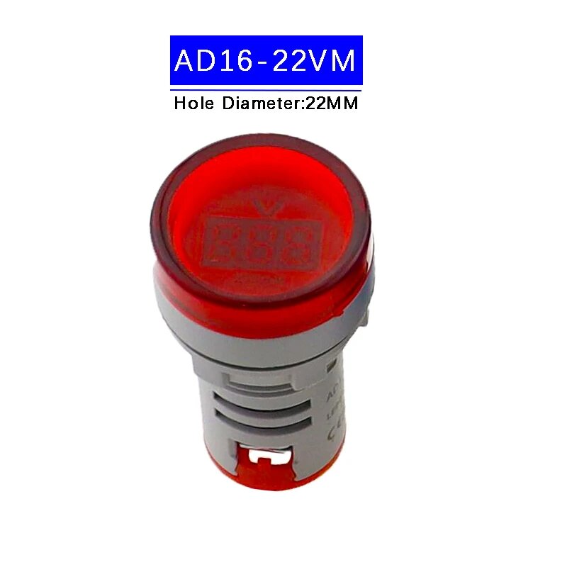 KEOLEA Цифровой вольтметр амперметр Red