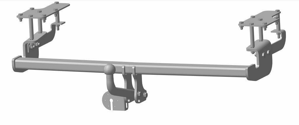 Фаркоп WESO 2851-A для Suzuki SX4 2006 - 2014, Fiat Sedici 2006 - 2014