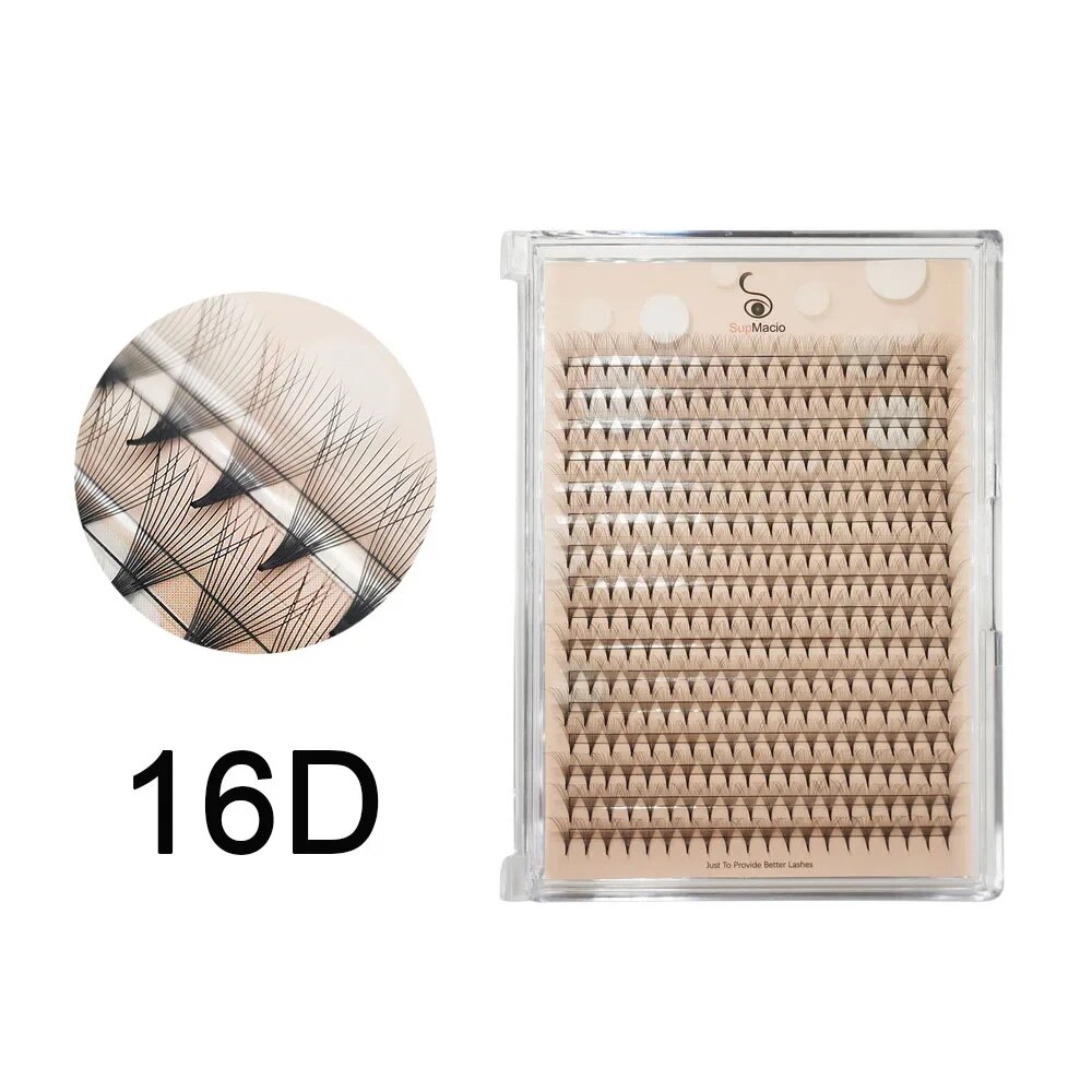 SUPMACIO 16D веерные ресницы C изгиб 10mm